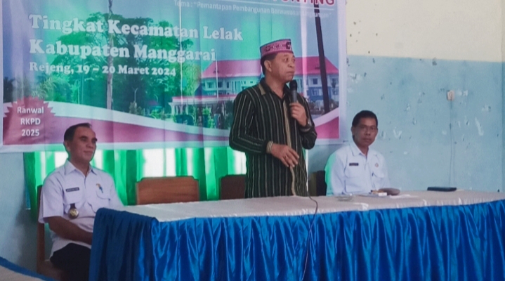Wabup Manggarai Buka Musrenbang di Lelak: Omong Stunting, Sentil ...