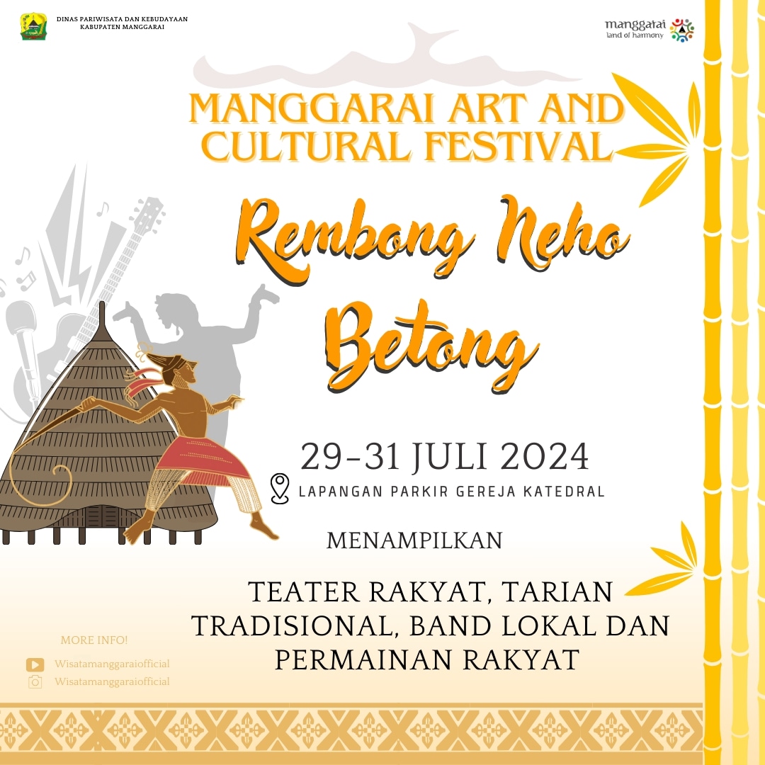 Dinas Pariwisata Manggarai Gelar Festival Rembong Neho Betong, Budaya ...