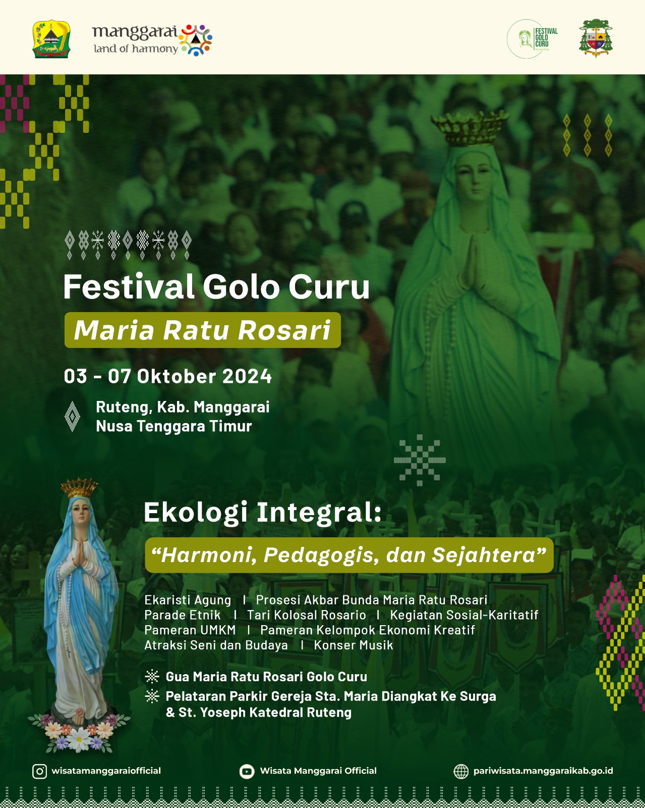 Hari Ini, Keuskupan Ruteng Membuka Kegiatan Festival Religi Golo Curu