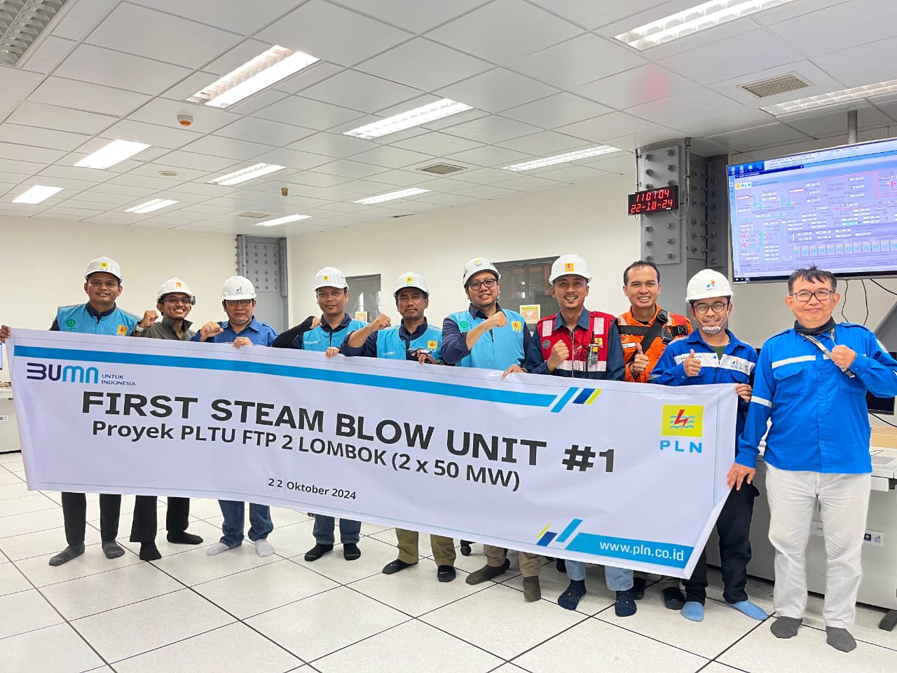 PLTU Lombok FTP-2 (2x50 MW) Sukses Lalui Tahapan Milestone First Steam ...