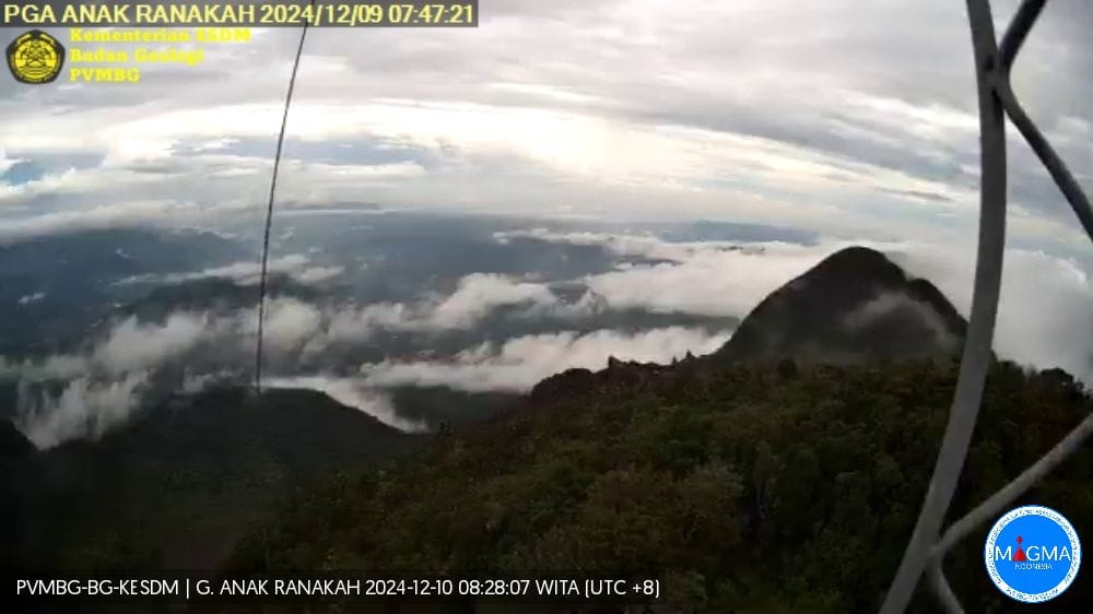 Aktivitas Gunung Api Anak Ranakah Kembali ke Level Normal